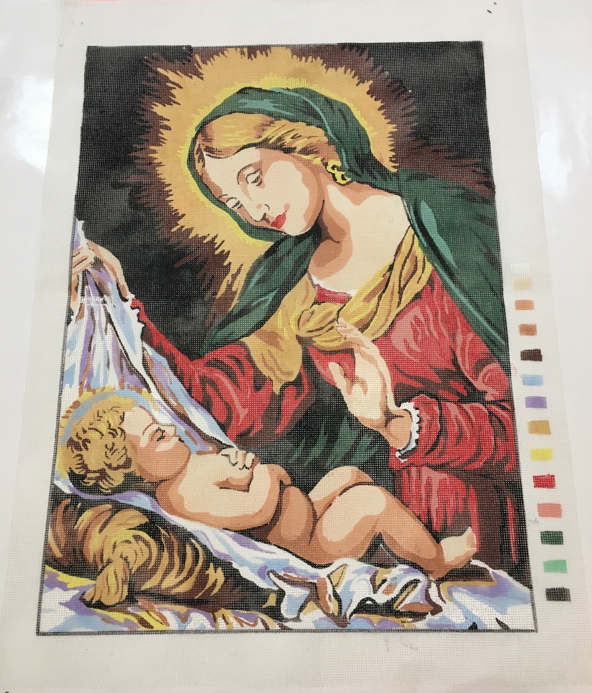 Goblen Isus sa majkom – Vunica